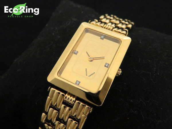 1円 ジャンク品 UNIVERSITY FINE GOLD FIELD 999.9 クォーツ レディース腕時計 ゴールド色 BR948(その他)｜売買されたオークション情報、yahooの商品 ...