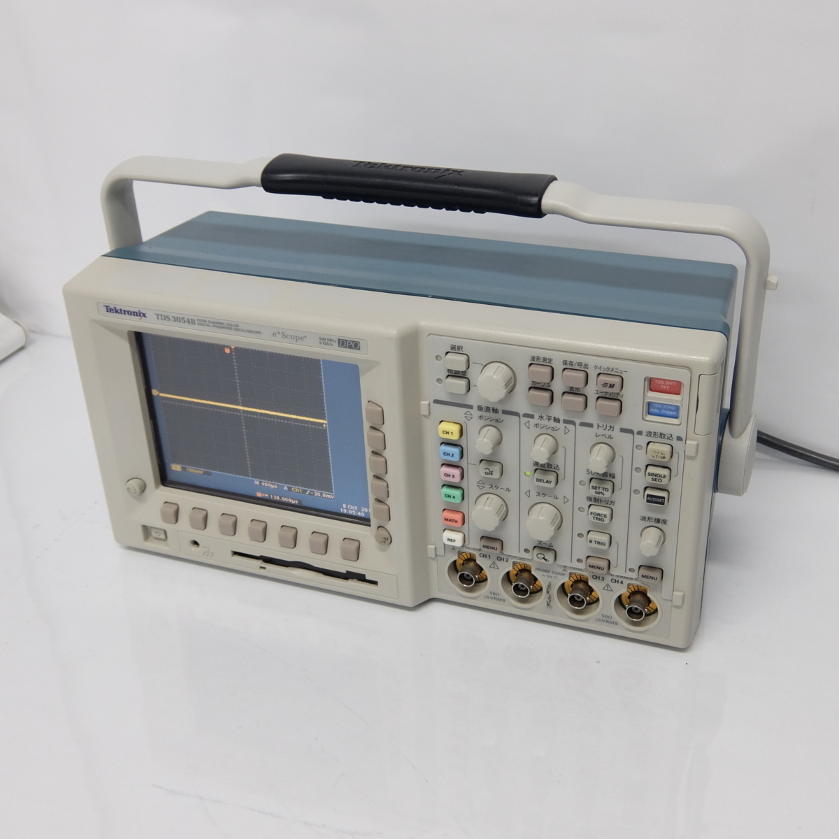 Tektronix TDS3054B 500MHz 5GS/s 4chデジタルオシロスコープ /難ありジャンク品 #270108(その他 ...