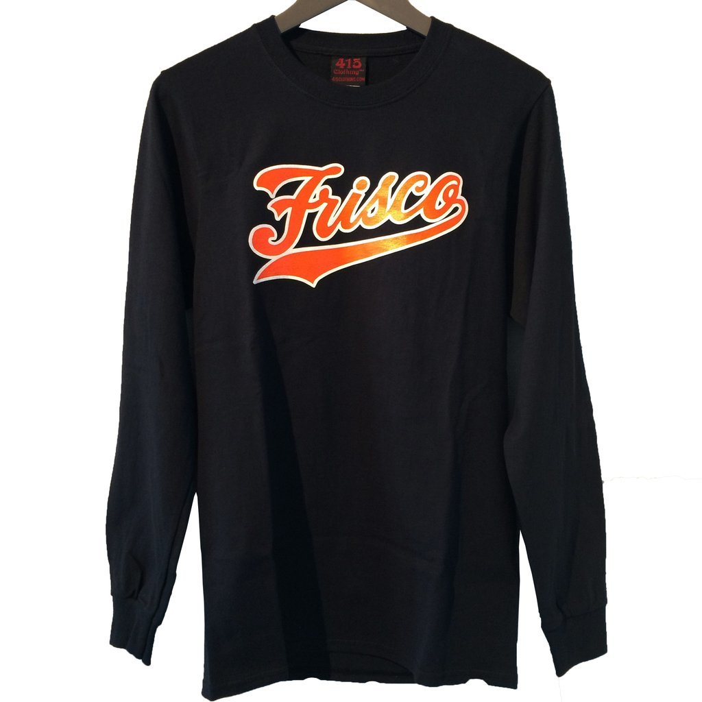 415 CLOTHING 415クロージング Frisco 415 Team 長袖 T-shirt 黒 BIG SALE 大セール(Tシャツ)｜売買されたオークション情報、yahooの商品情報 ...