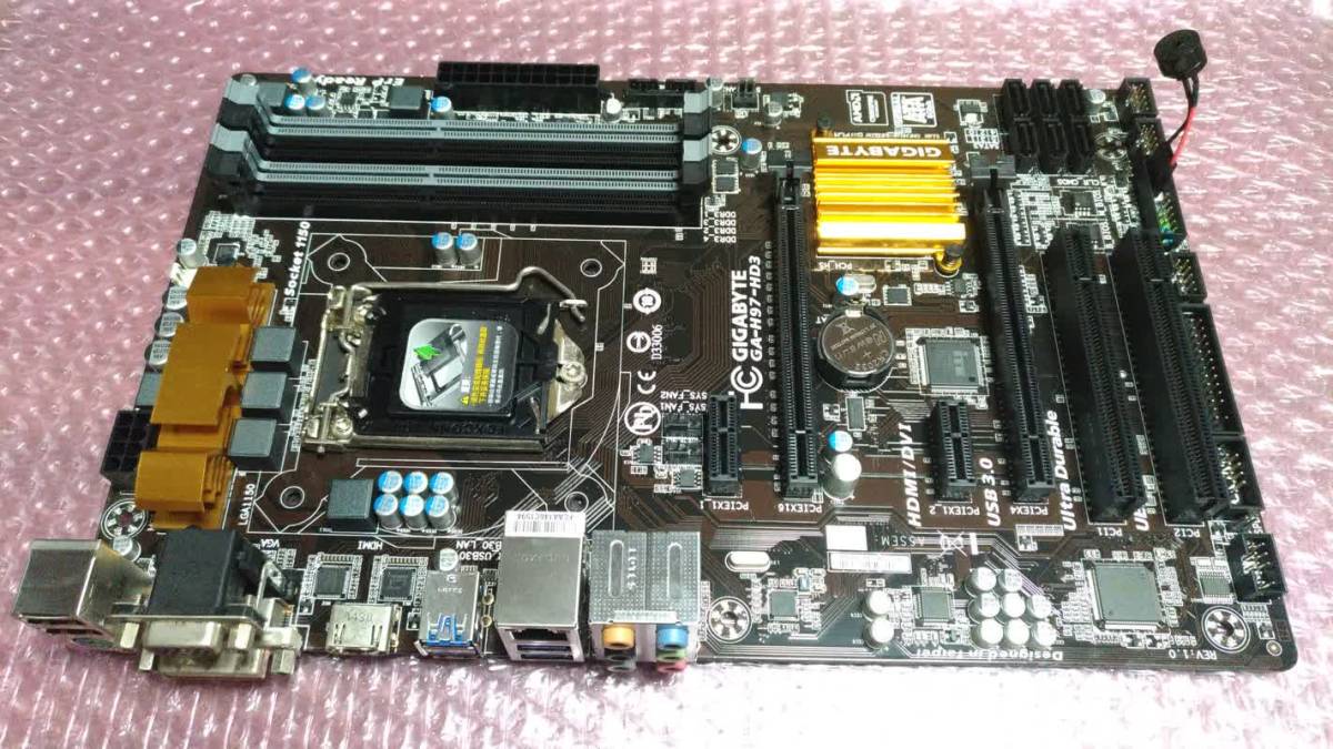 Gigabyte GA-H97-HD3 intel H97 LGA1150 Haswell Refresh対応 ATXマザーボード(GIGA ...