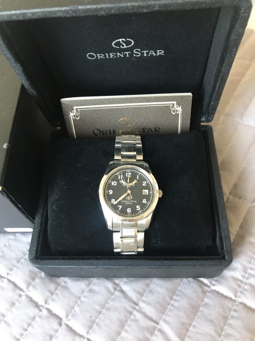 ORIENT STAR ROYAL オリエントスター ロイヤル 500本限定モデル カーボンダイヤル 自動巻き ジャンク品(オリエント)｜売買 ...