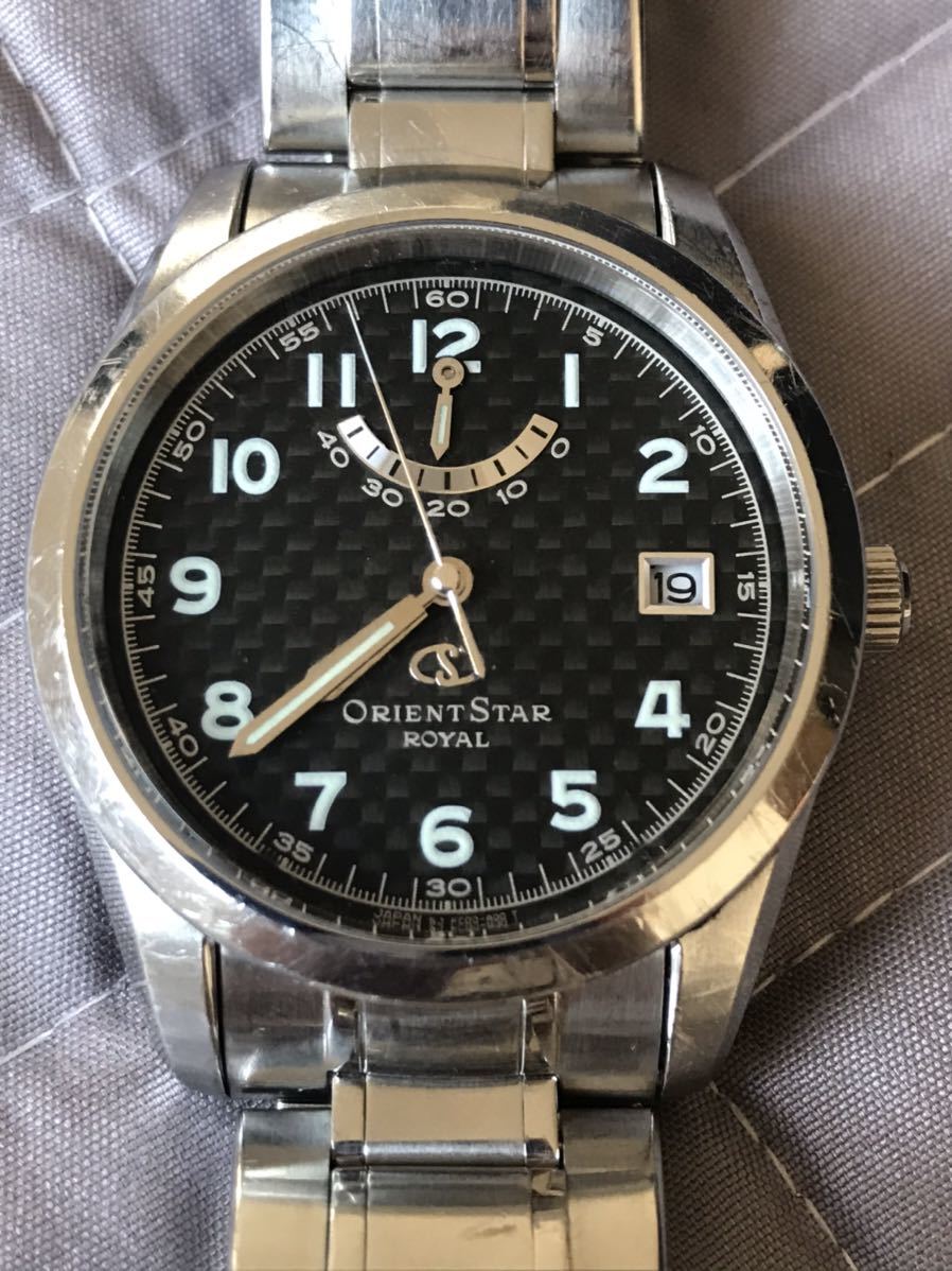 ORIENT STAR ROYAL オリエントスター ロイヤル 500本限定モデル カーボンダイヤル 自動巻き ジャンク品(オリエント)｜売買 ...