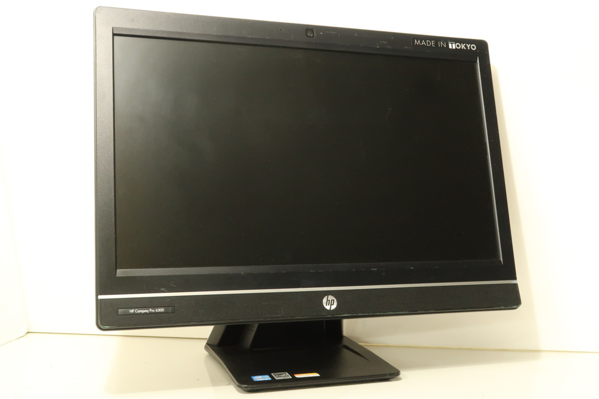 HP Compaq Pro 6300 AiO Core i3-3240 3.4GHz 4GB DVDスーパーマルチ 一体型 ジャンク ...