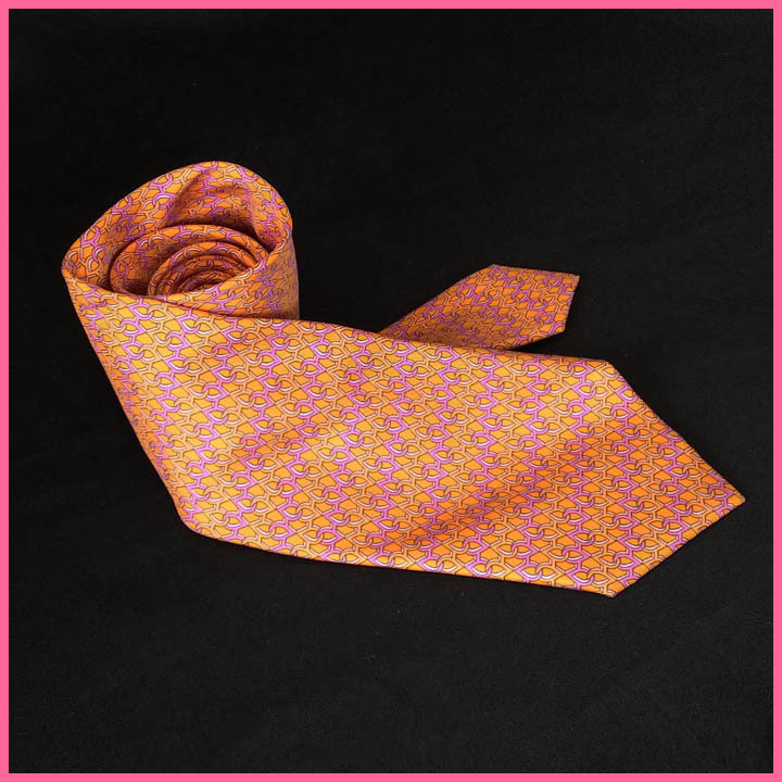 1円 HERMES エルメス ネクタイ SILK 100% オレンジ系 メンズファッション 服飾小物 M151(ネクタイ)｜売買されたオークション情報、yahooの商品情報をアーカイブ公開 ...