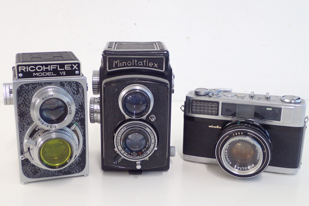 リコーフレックス RICOHFLEX MODEL VII 二眼レフ/ミノルタフレックス Minoltaflex 二眼レフ/ミノルタ ...