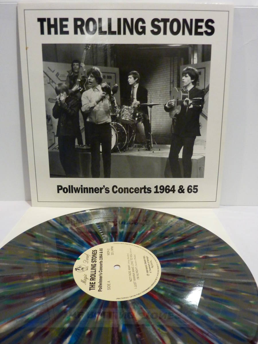 コレクター マーブル盤 LPレコード THE ROLLING STONES Pollwinner's Concerts 1964 & 65 ...
