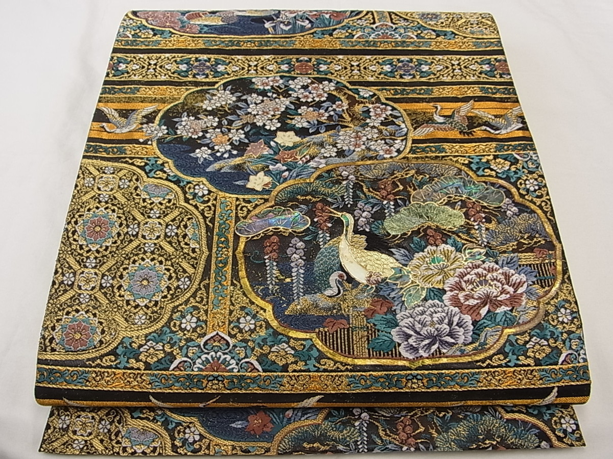 ベストストア日本一受賞店 平和屋着物 六通柄袋帯 唐織 絢爛書院絵図 螺鈿 金糸 逸品 w1466(仕立て上がり)｜売買されたオークション情報 ...