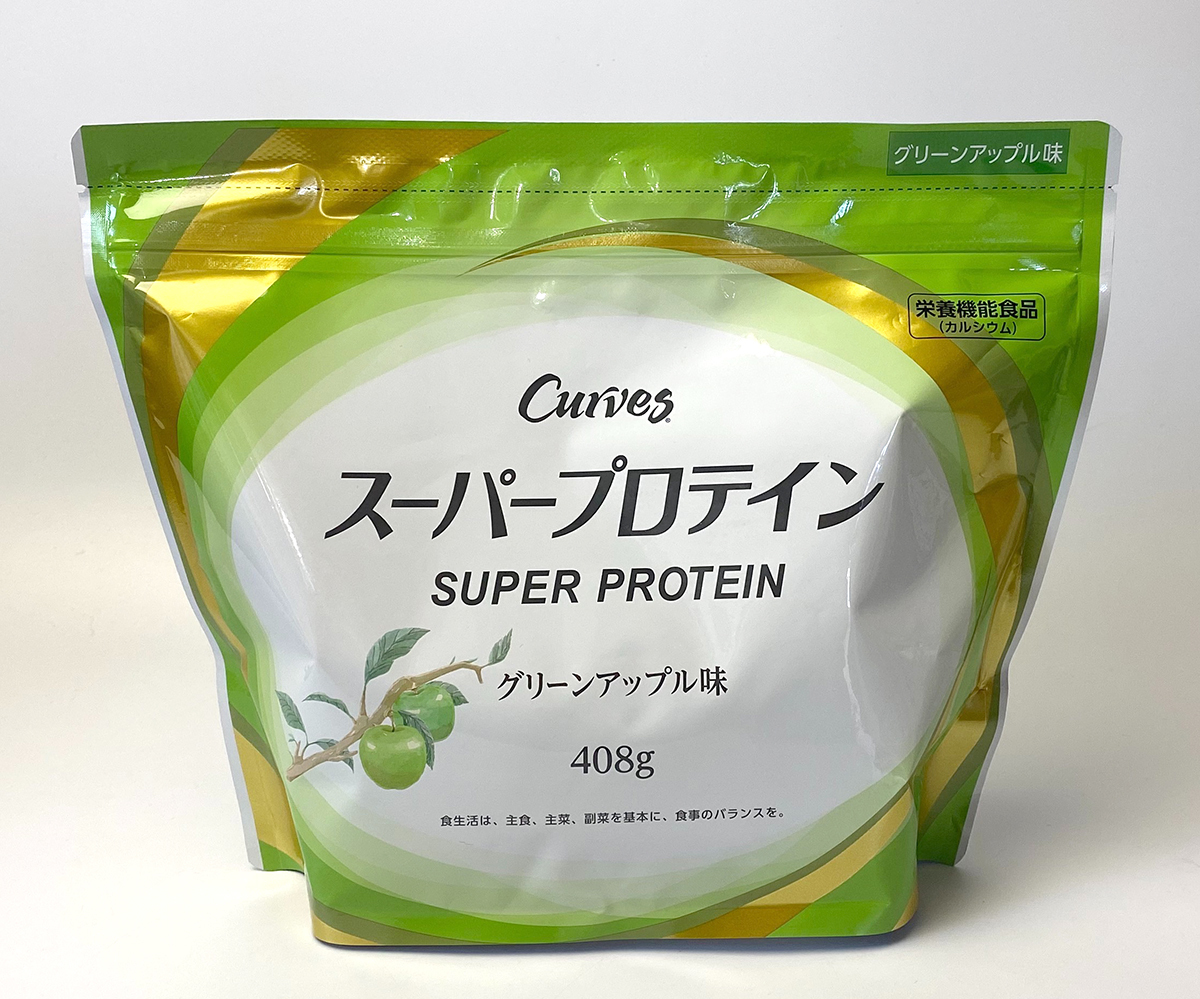 / Curves カーブス スーパープロテイン グリーンアップル味 1袋 408g(500g未満)｜売買されたオークション情報、yahooの商品情報をアーカイブ公開 - オークファン ...