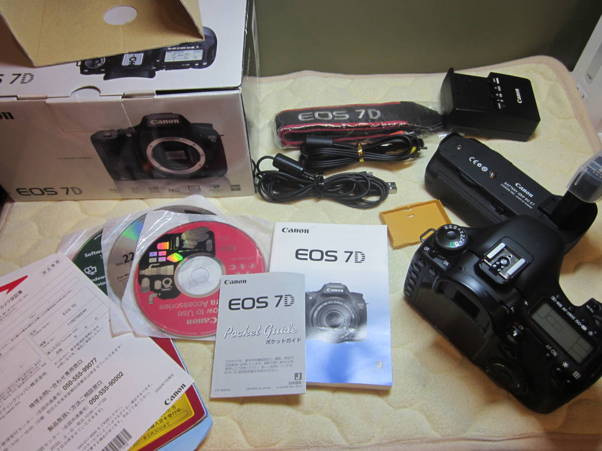 極上品 Canon キヤノン EOS 7D BG-E7(キヤノン)｜売買されたオークション情報、yahooの商品情報をアーカイブ公開 - オークファン（aucfan.com）
