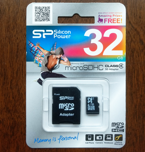 マイクロSD カード 32GB SDHC CLASS 4 シリコンパワー micro SD SP032GBSTH004V10-SP(2GB)｜売買されたオークション情報、yahooの商品情報を ...