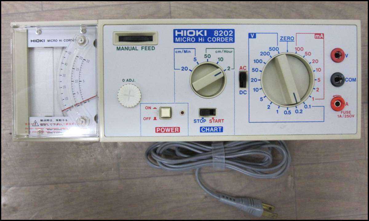 lk3002j HIOKI マイクロハイコーダ 8201 8202 9008 AC100V(その他)｜売買されたオークション情報、yahooの ...