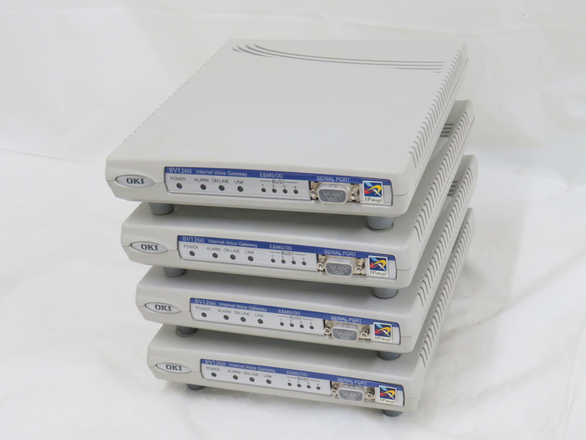 80 OKI VoIPゲートウェイ BV1260 E&M5 OD 4台まとめて 0116-803(その他)｜売買されたオークション情報、yahooの商品情報をアーカイブ公開 - オークファン ...