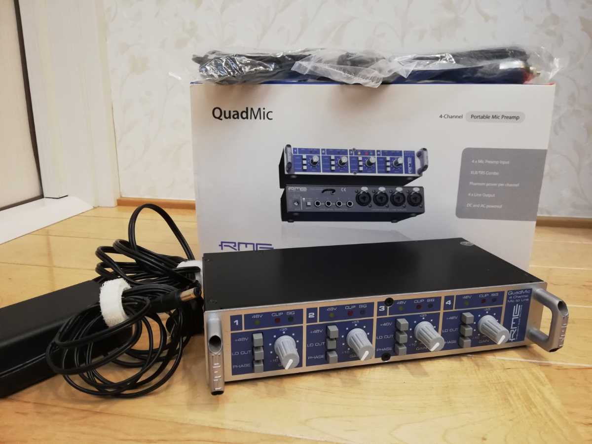 RME Quad Mic 4chマイクプリアンプ 使用頻度は少なめ(マイクプリアンプ)｜売買されたオークション情報、yahooの商品情報を ...