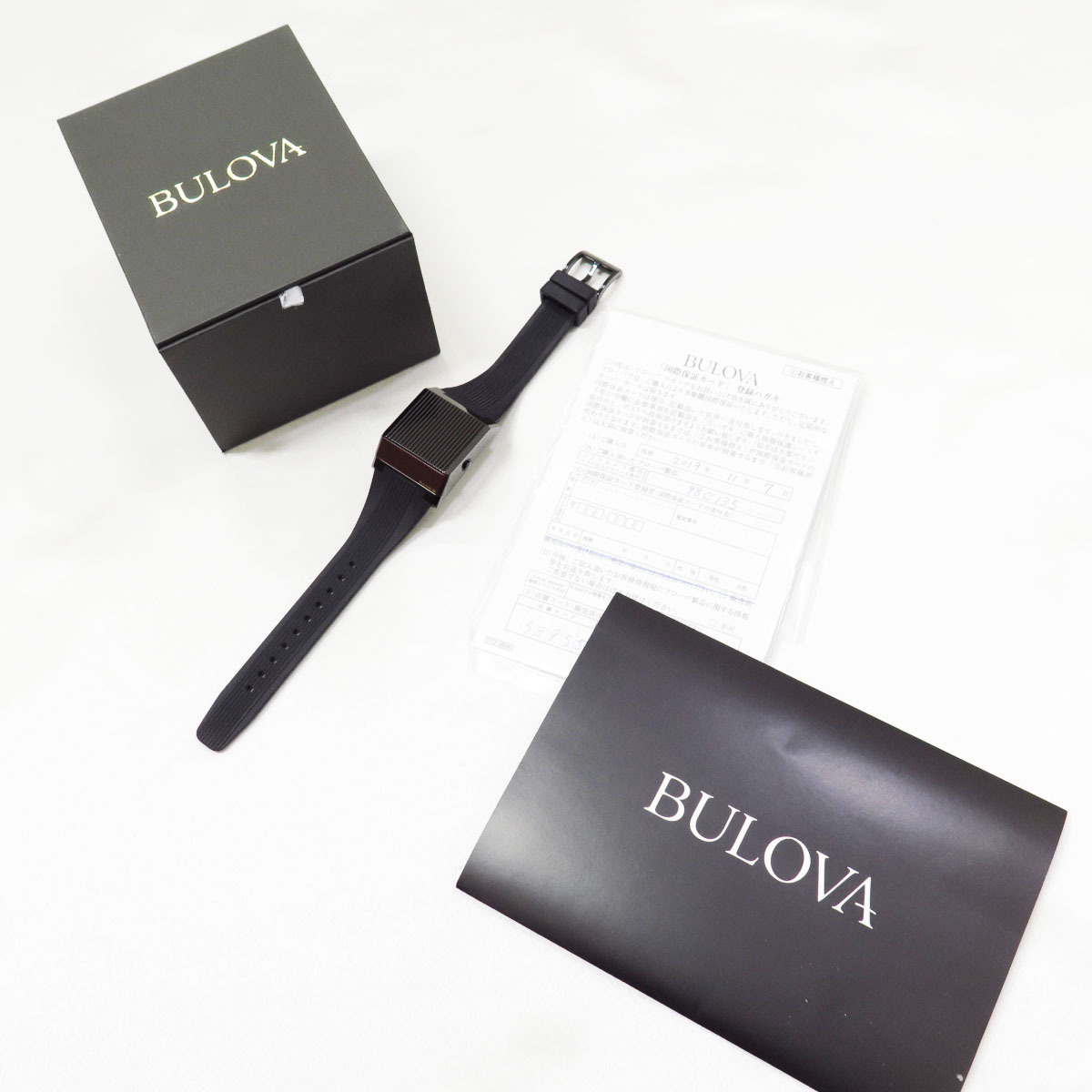 BULOVA Archive Computron Watch LED 98C135 ブローバ アーカイブ コンピュートロン ウォッチ デジタル ...