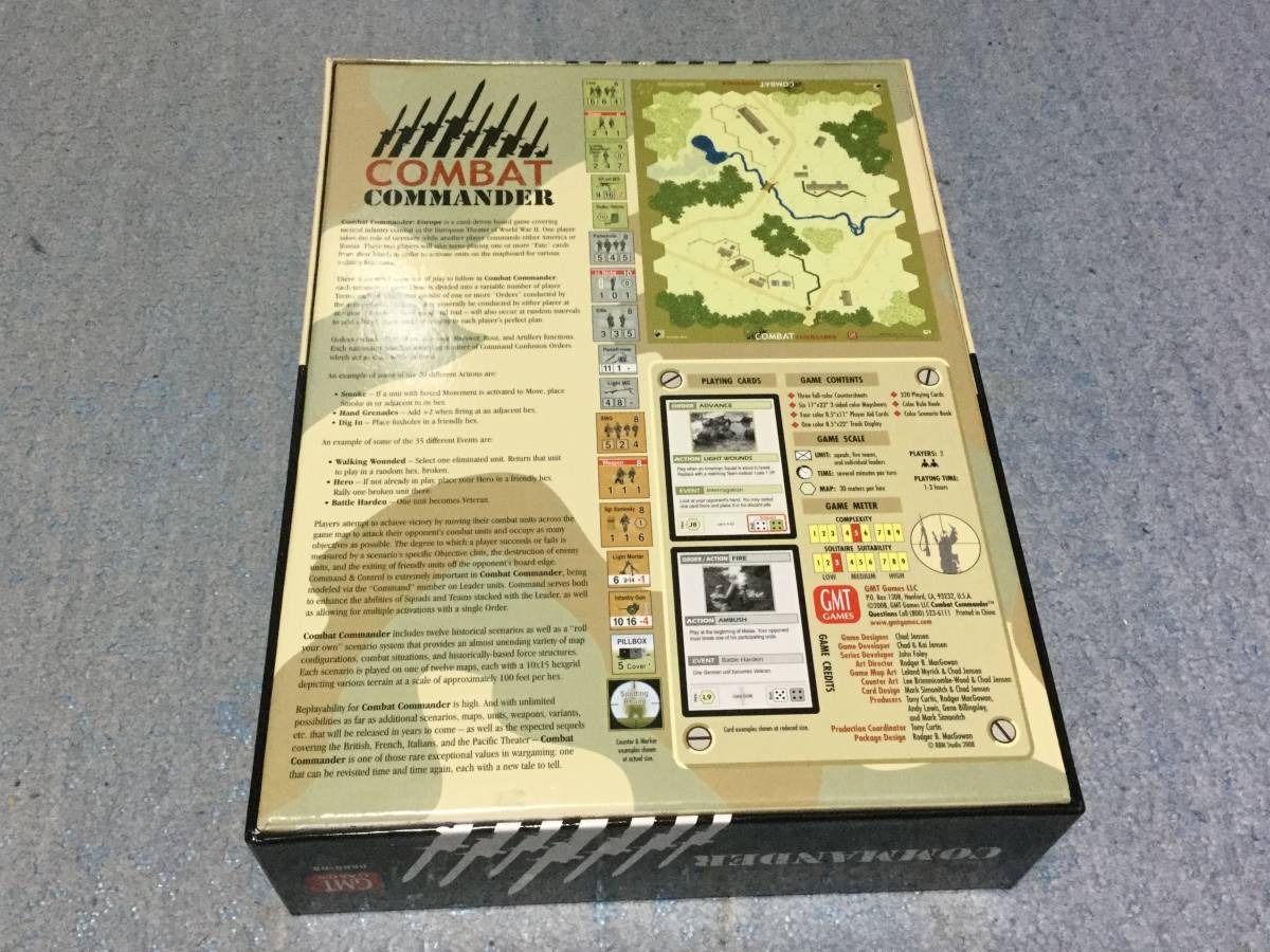 GMT Combat Commander Europe 開封のみ(ウォーゲーム)｜売買されたオークション情報、yahooの商品情報をアーカイブ公開 - オークファン（aucfan.com）