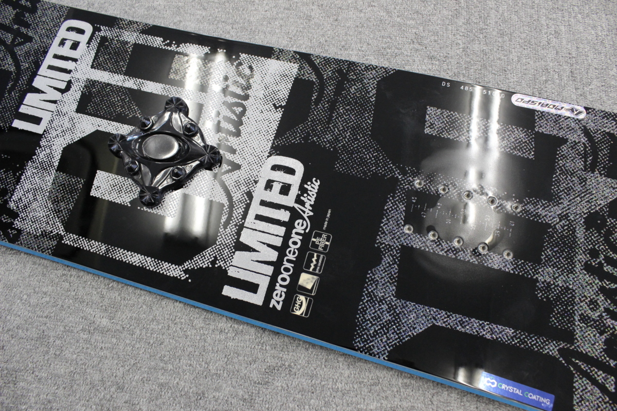 409 現状渡し LIMITED zerooneone Artistic 2015-16年 スノーボード 約148cm スノボー 板のみ ...