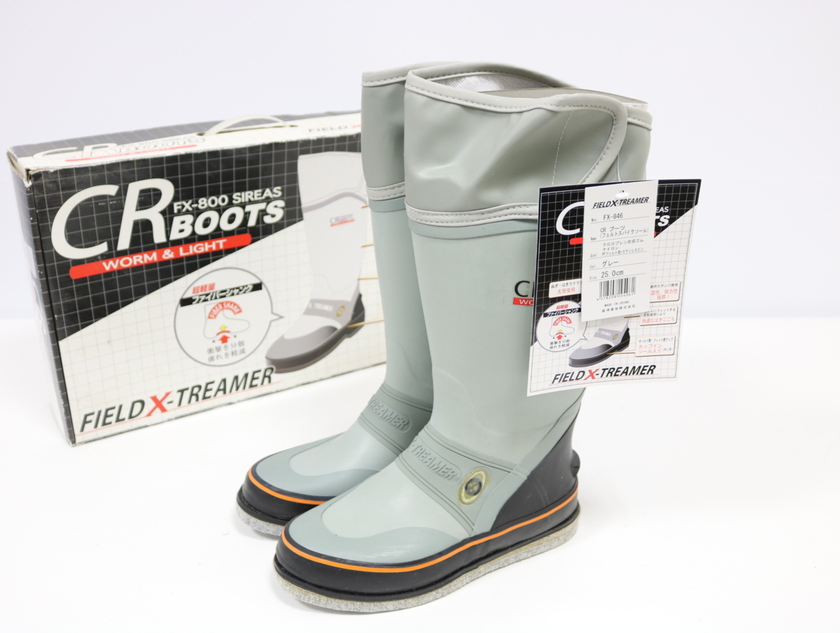 阪神素地 FIERD X TREAMER CR ブーツ フェルトスパイクソール グレー 25.0cm(ウエア)｜売買されたオークション情報 ...