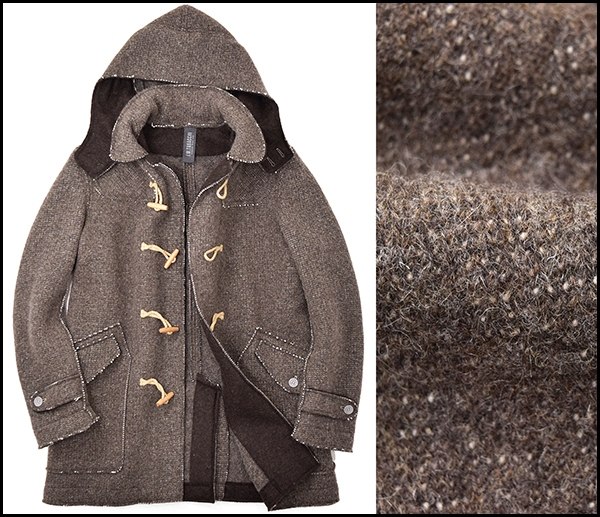 LEON掲載 定価71 400円 JW タバッキ J.W.TABACCHI by GIAN CARLO ROSSI 二重織り ダブルフェイス ...