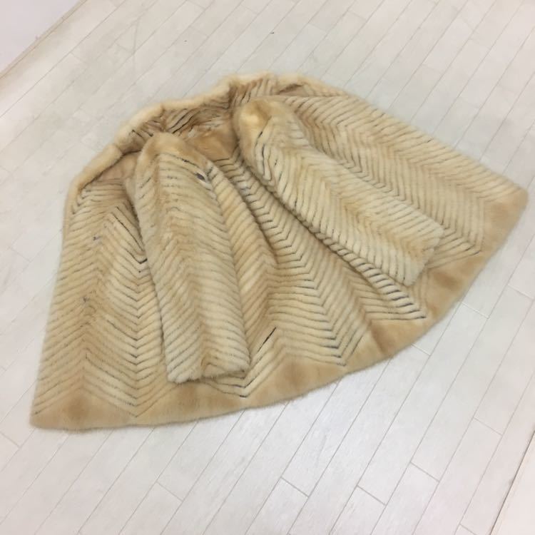 H-65 EMBA エンバ MINK パロミノミンク コート ハーフコート 約73cm 本毛皮コート 高級品(ミンク)｜売買されたオークション情報、yahooの商品情報をアーカイブ公開 ...