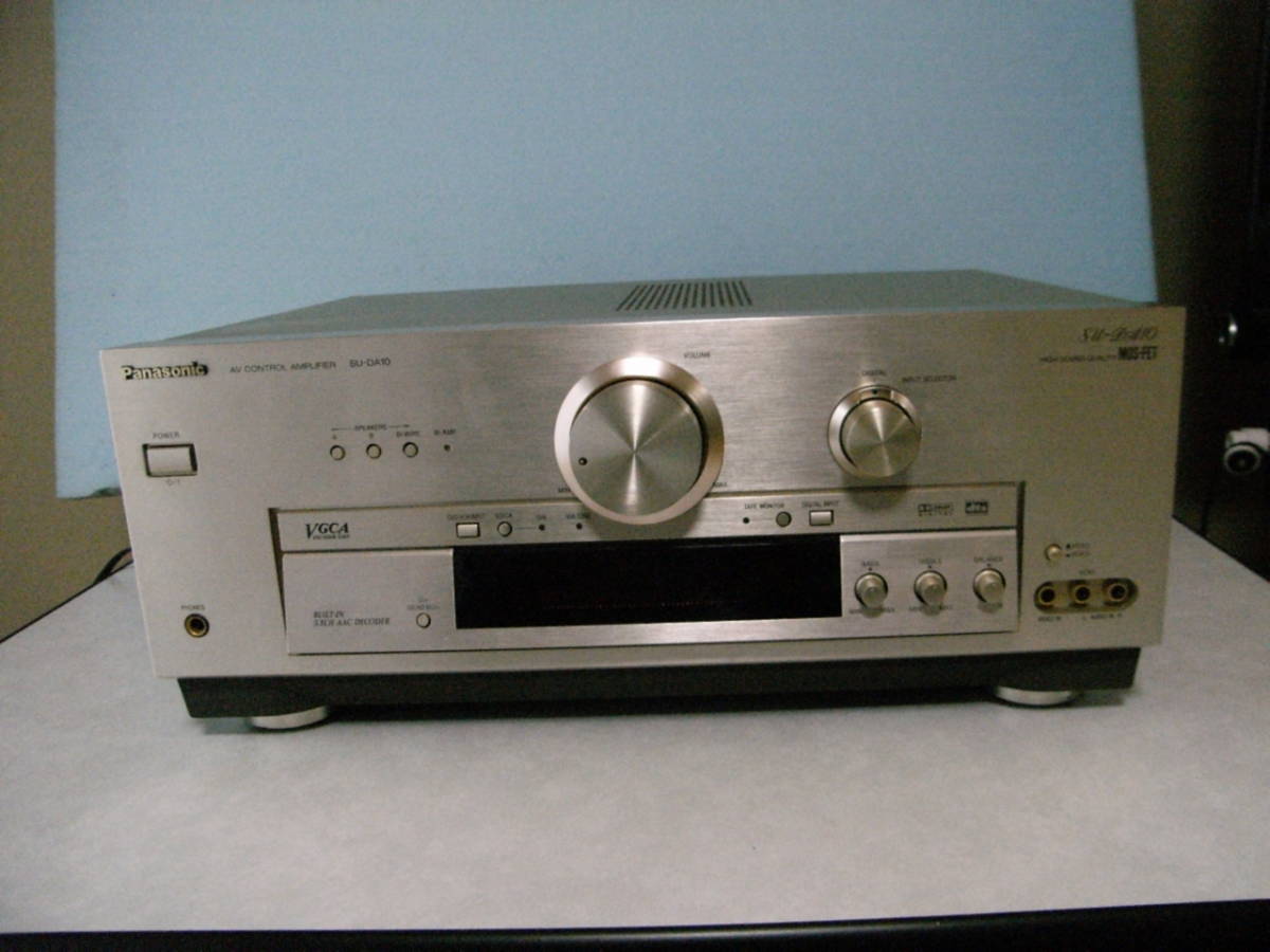 Panasonic SU-DA10 AVコントロールアンプ MOSFET使用 1部動作確認品 ジャンクとします(AVアンプ)｜売買されたオークション情報、yahooの商品情報をアーカイブ公開 ...