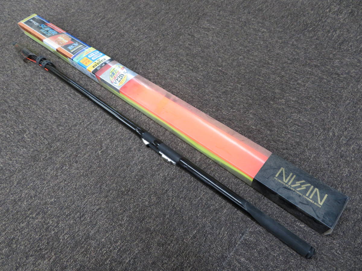 3419 NISSIN PRO SQUARE SUPER MULCH/宇崎日新 スーパーマルチ 磯 B.V 1号 620 釣竿 ロッド 現状品 ...