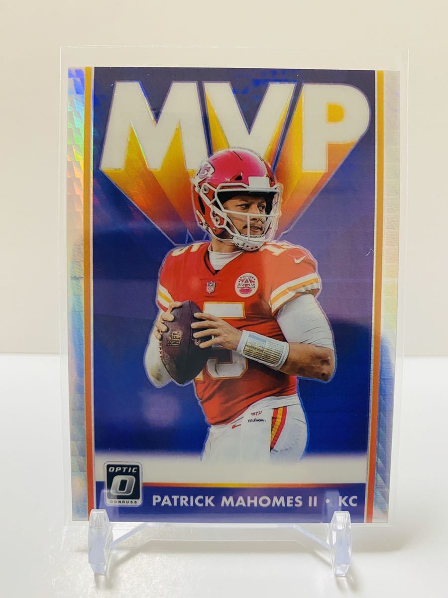 Hot MVP Patrick Mahomes Ⅱ 2019 Panini Donruss Optic Football MVP Prizm ...