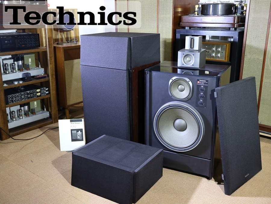 良品 Technics SB-8000 リニアフェイズ スピーカー システム ペア ネット/取説付 全国発送 Audio Station ...