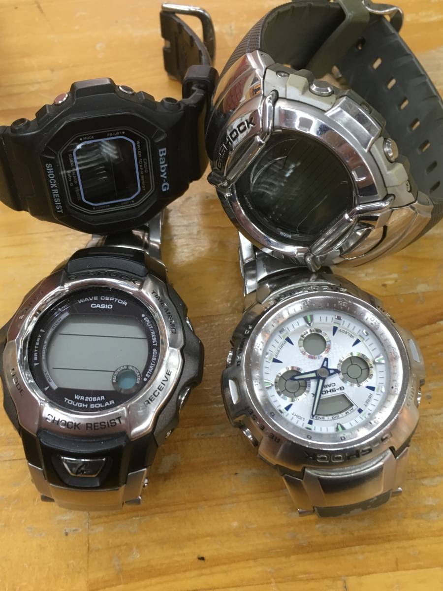 1円 CASIO G-SHOCK BABY-G 4点セット ジャンク G-3300 G-701D GW-700DJ BG-5600BK(その他 ...