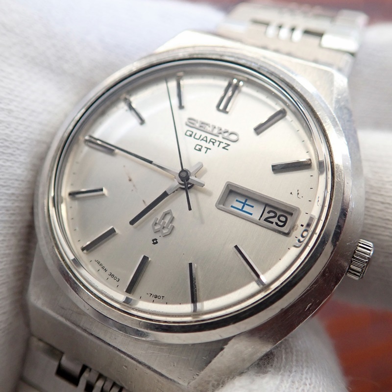 ジャンク セイコー QUART QT 3803-7110 クォーツ デイト メンズ 腕時計 SEIKO アンティーク 1円(セイコー)｜売買されたオークション情報、yahooの商品情報を ...