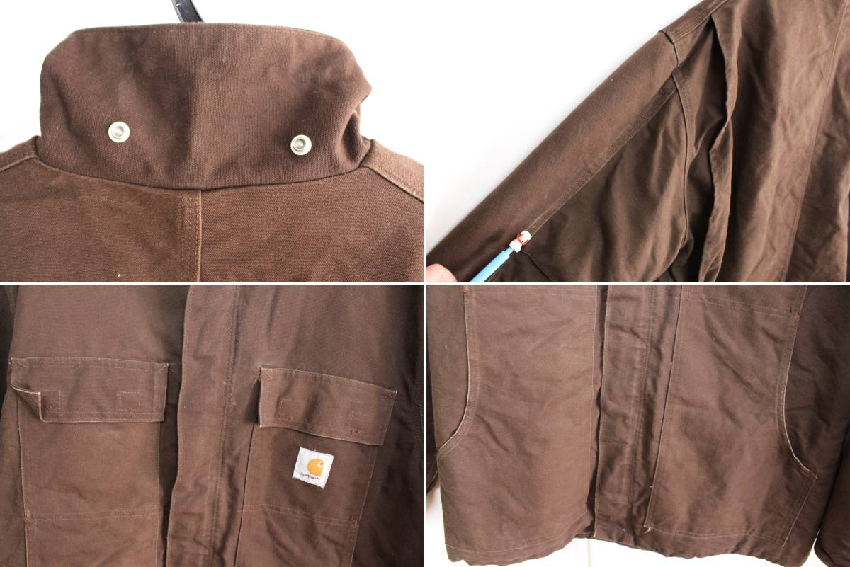 carhartt カーハート C03 DKB Duck Arctic Quilt Lined Rancher Work Coat Jacket ...