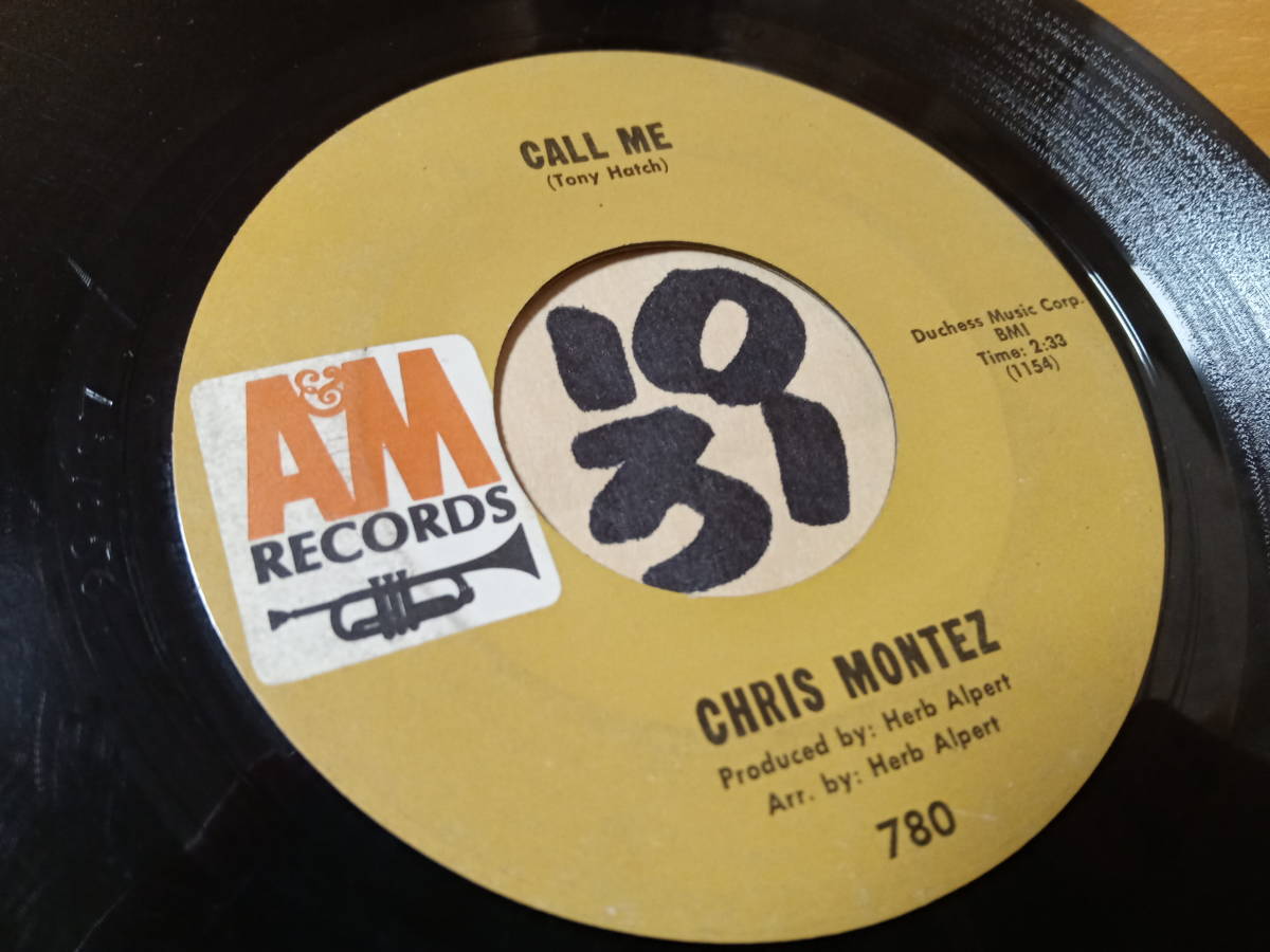 試聴 CHRIS MONTEZ CALL ME / GO HEAD ON EX 1965(ロック、ポップス（洋楽）)｜売買されたオークション ...