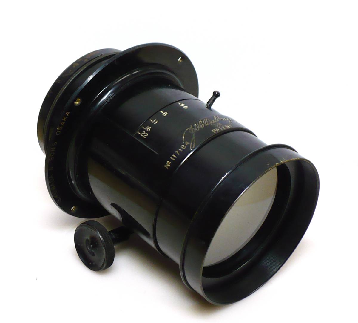 J.H. Dallmeyer 3B LONDON PATENT No.117184 ダルメイヤー ブラック 光学 綺麗 稀少(大判、中判カメラ ...