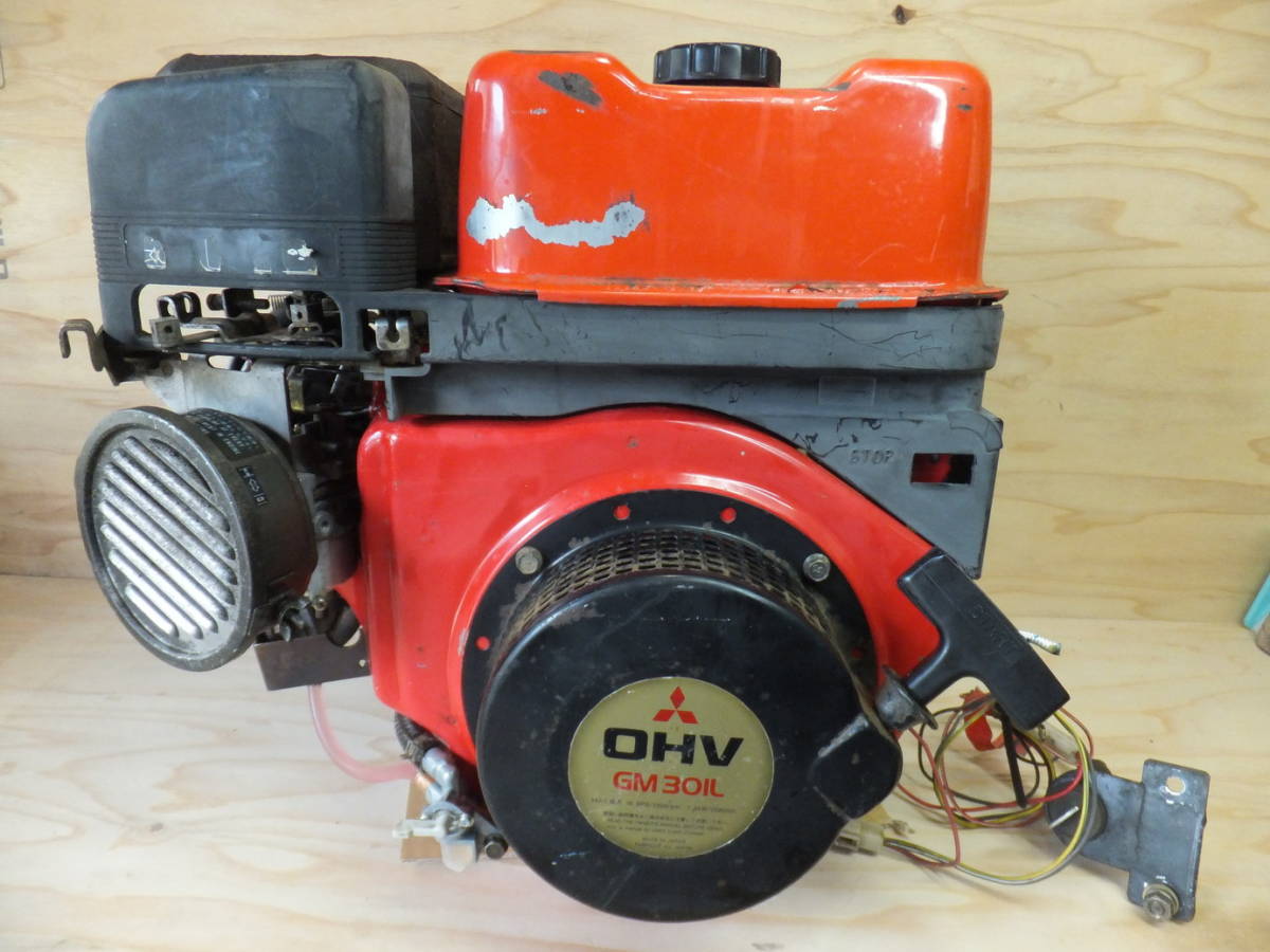 三菱 ガソリンエンジン GM301L セル付 10馬力(発動機)｜売買されたオークション情報、yahooの商品情報をアーカイブ公開 ...