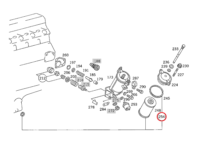 エンジン オイルエレメント オイルフィルター Cクラス W202 C250D メルセデス ベンツ 6011800009 6011800109 ...