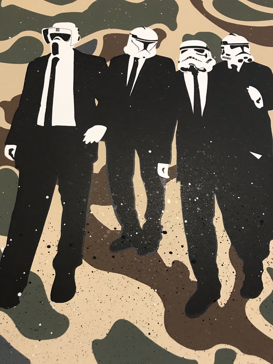 超 Ryca - Reservoir Troopers Camo シルクスクリーン 検 Banksy / kaws / Martin ...