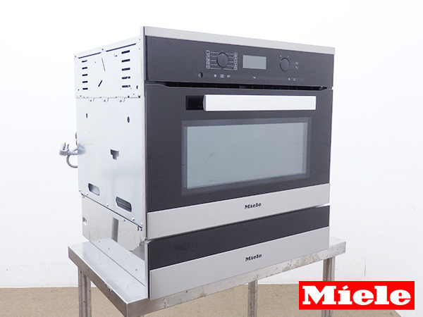 N4999 Miele/ミーレ 電子レンジ機能付きオーブン H6400BM/グルメビルトインウォーマー ESW6114/最高級/デザイン家電 ...