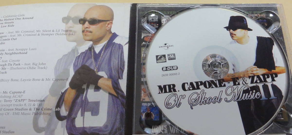 Mr. Capone-E & Zapp / Ol Skool Music Vol. 2 CD B-Dub Records Hi Power ...