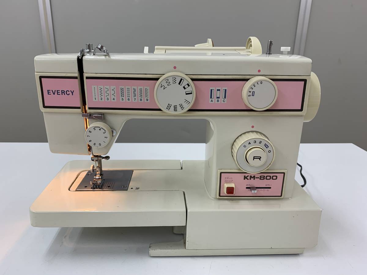 関西ミシンセンター EVERCY KM-800 通電確認済み 取扱説明書付き ジャンク品 1円スタート(その他)｜売買されたオークション情報 ...