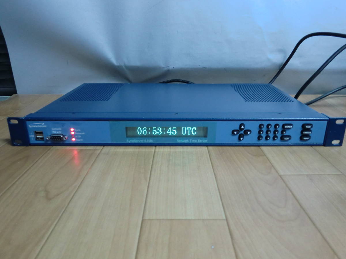 Symmetricom SyncServer S350i Network Time Server サ－バー 電源のみ確認(アマチュア無線 ...