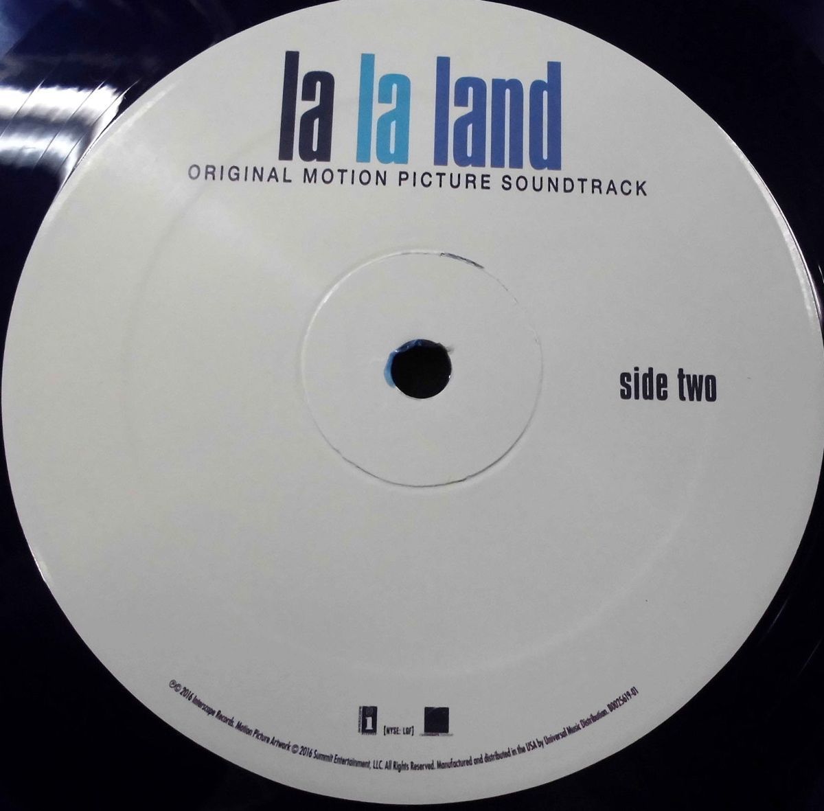 US-Interscope RecordsオリジナルBlue-Wax Justin Hurwitz / La La Land Original Motion Picture ...