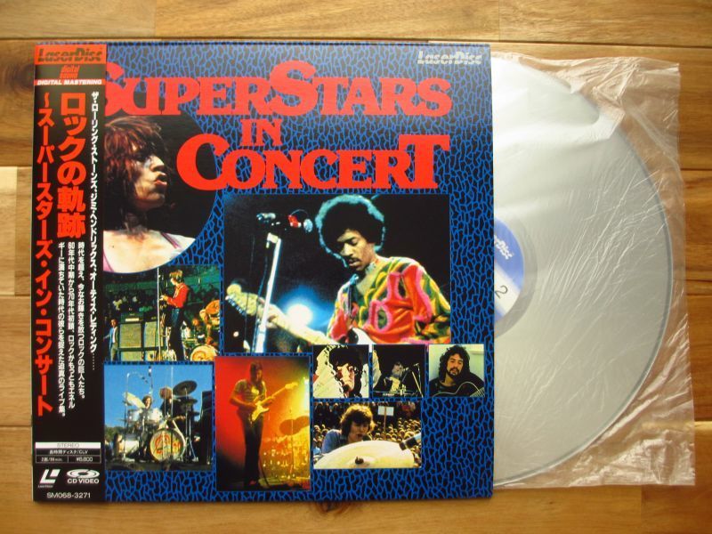 レーザーディスク Jimi Hendrix The Rolling Stones Cream Blind Faith Otis Redding ...