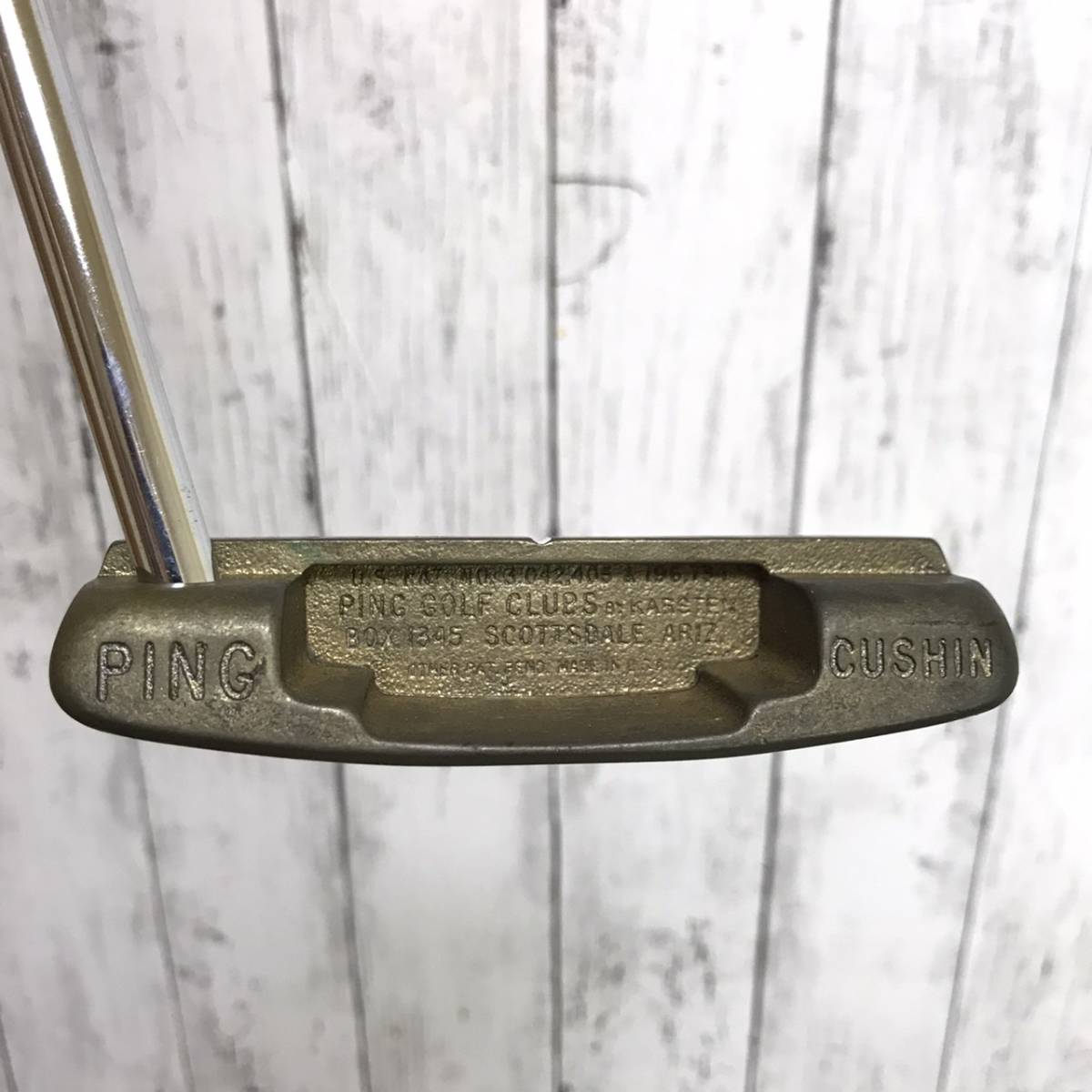 オールドパター PING ピン CUSHIN スコッツデール レアパター(PING)｜売買されたオークション情報、yahooの商品情報を ...