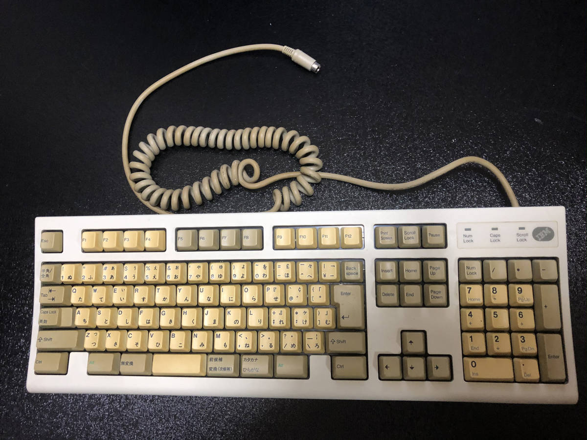骨董品 IBM Japanese Keyboard 30年物 動くよ(USBキーボード)｜売買されたオークション情報、yahooの商品情報を ...