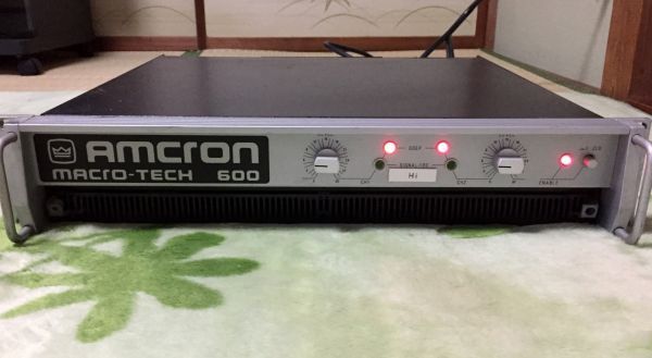 1円~AMCRON MACRO-TECH 600 業務用 パワーアンプ(パワーアンプ)｜売買されたオークション情報、yahooの商品情報を ...