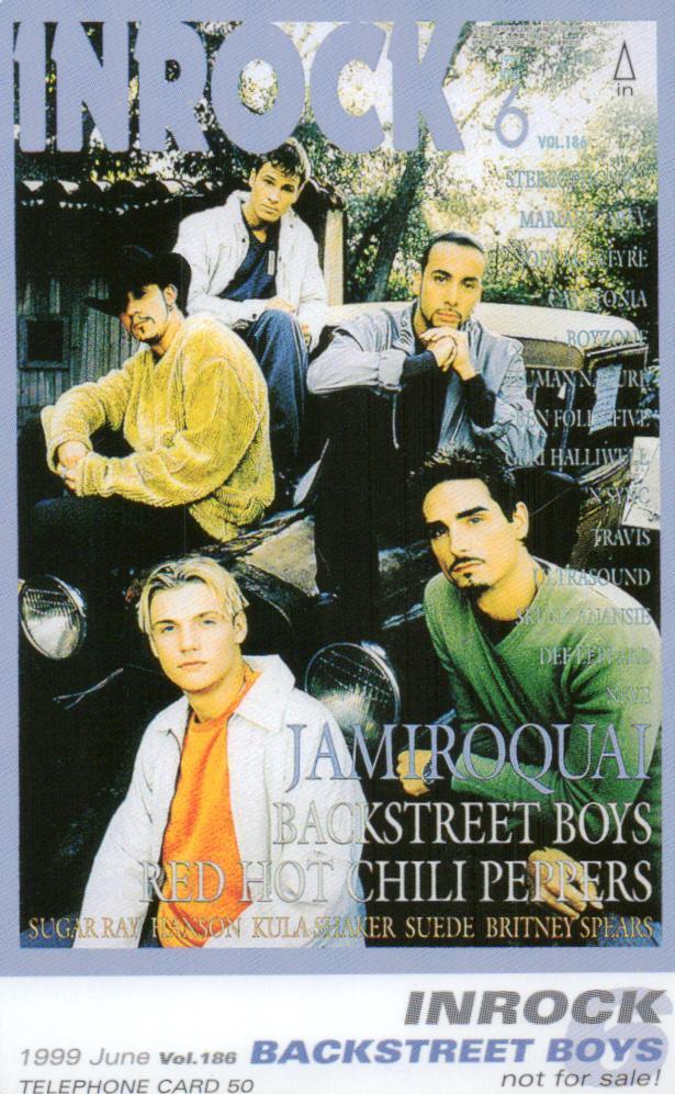 BACKSTREET BOYS INROCK Vol.186 非売品 テレカ50度数 gf_278(グループ)｜売買されたオークション情報、yahooの商品情報をアーカイブ公開 ...