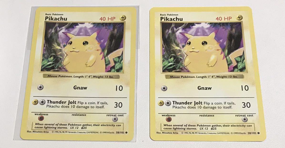 ポケモンカード ピカチュウ 英語 ×2 片方 旧裏面 旧裏 pikachu(その他)｜売買されたオークション情報、yahooの商品情報をアーカイブ公開 - オークファン（aucfan.com）
