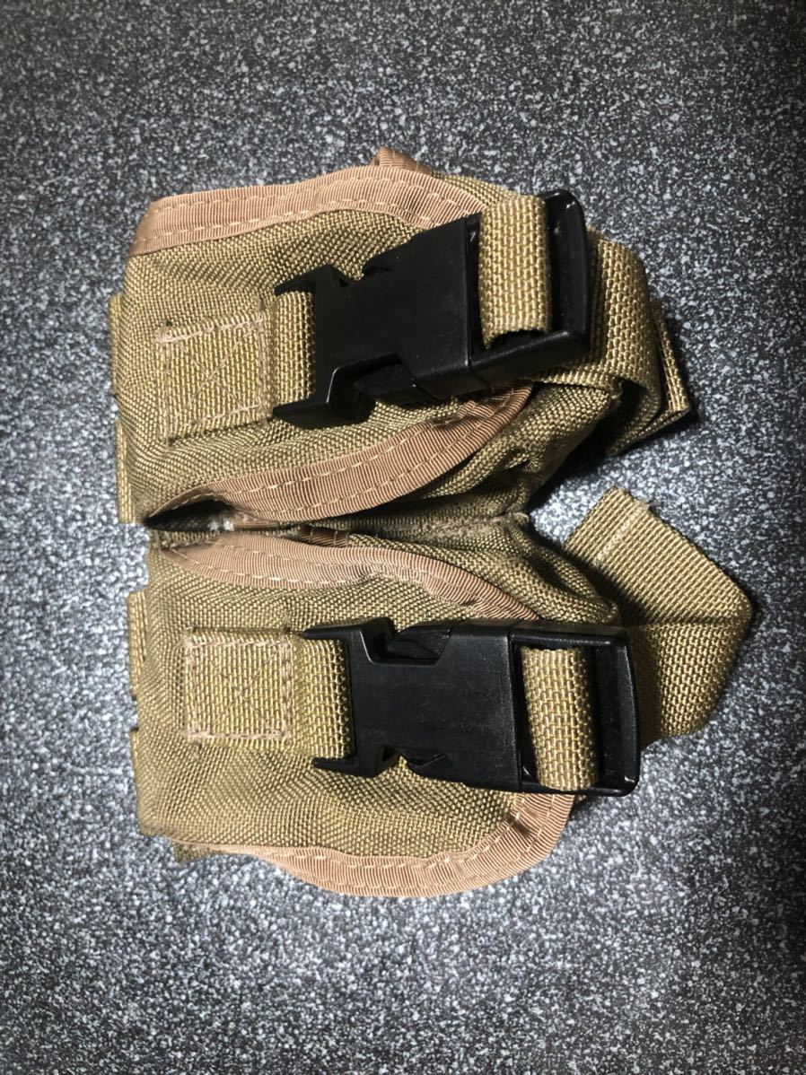 実物 eagle ダブルフラグポーチ MJK カーキ devgru dgmlcs aor1 crye lbt マルチカム cag cif ...