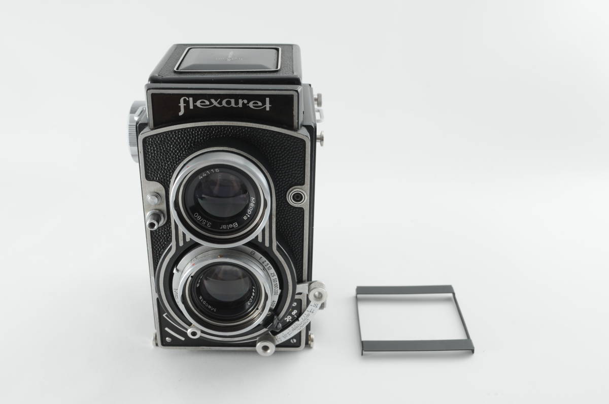 台数少 ブラック 二眼レフ チェコスロバキア製 Flexaret Standard フレクサレット スタンダード アンティーク #025(その ...