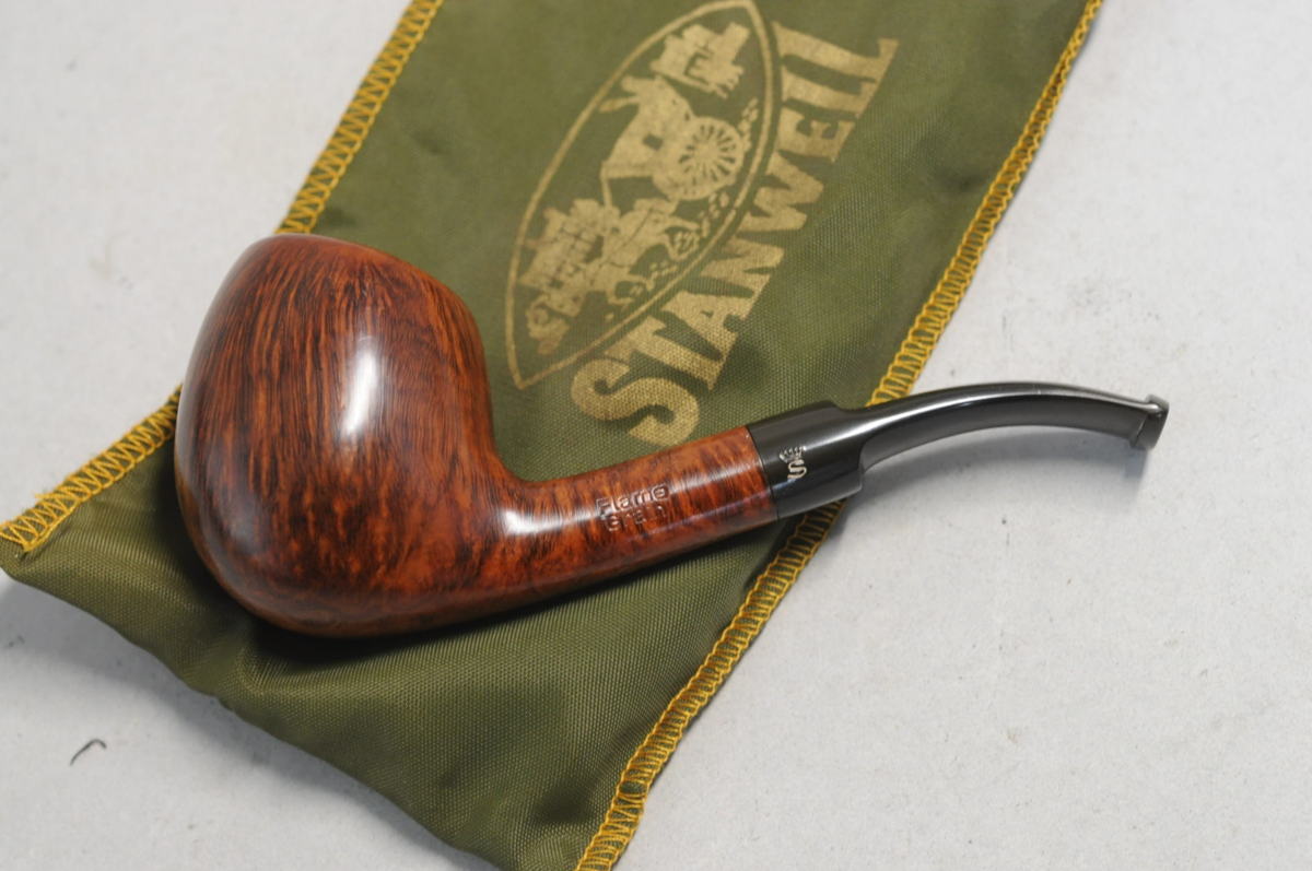 STANWELL Flame Grain REGO No 969-48 MADE IN DENMARK 全長12㎝ スタンウェル パイプ 11 ...