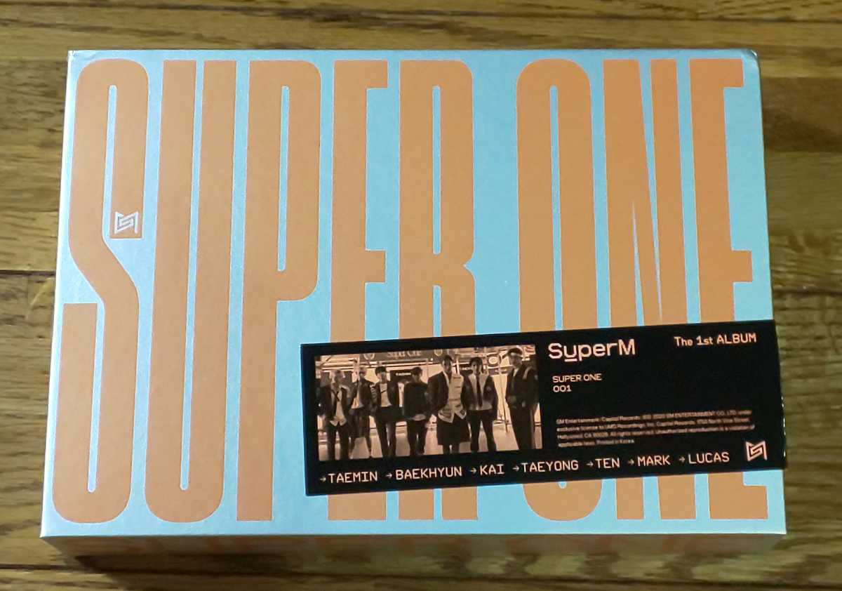 SuperM The 1st Album 'Super One' Super Ver. 封入物なし③ SHINee/EXO/NCT/WayV ...